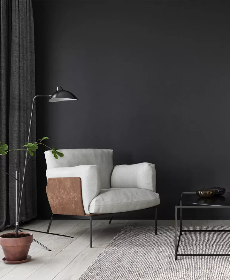 Murs noirs en déco : les règles d'or