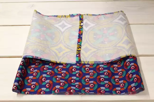 DIY : un cache-pot exotique avec du tissu wax - Visite Déco